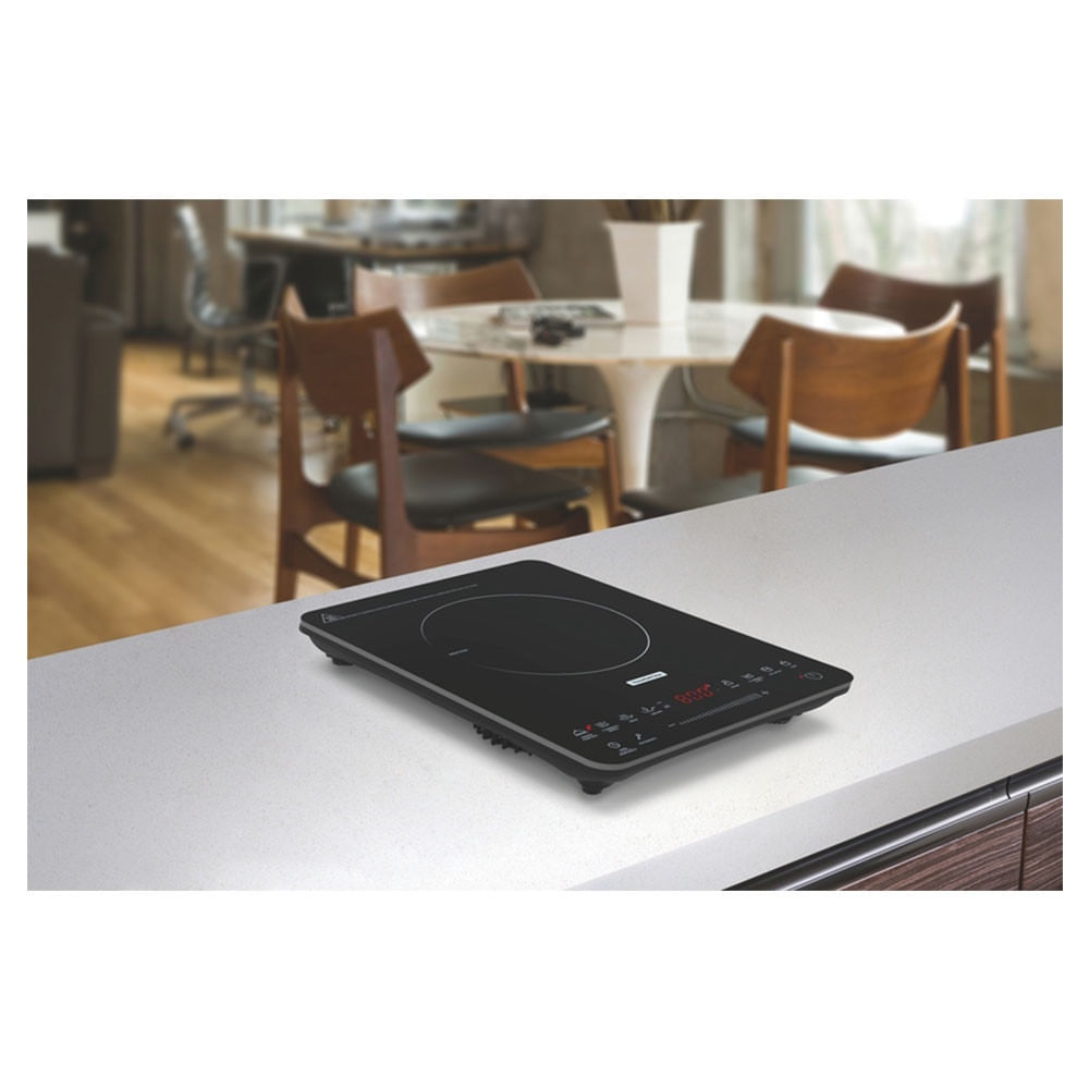 Cooktop Portátil por Indução Tramontina Slim Touch ei 30 Comando Touch ...