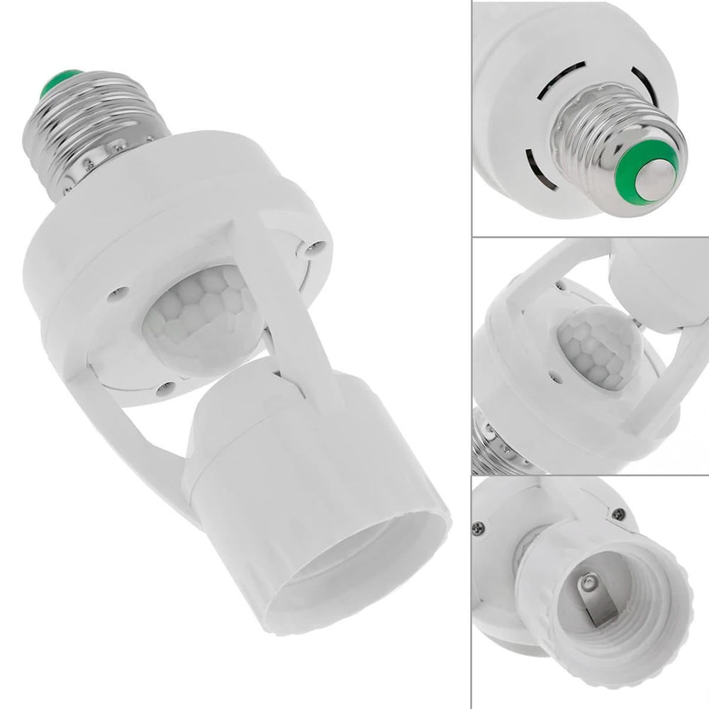 Soquete Sensor De Movimento E Presença Lampada Bocal E-27 em Promoção ...