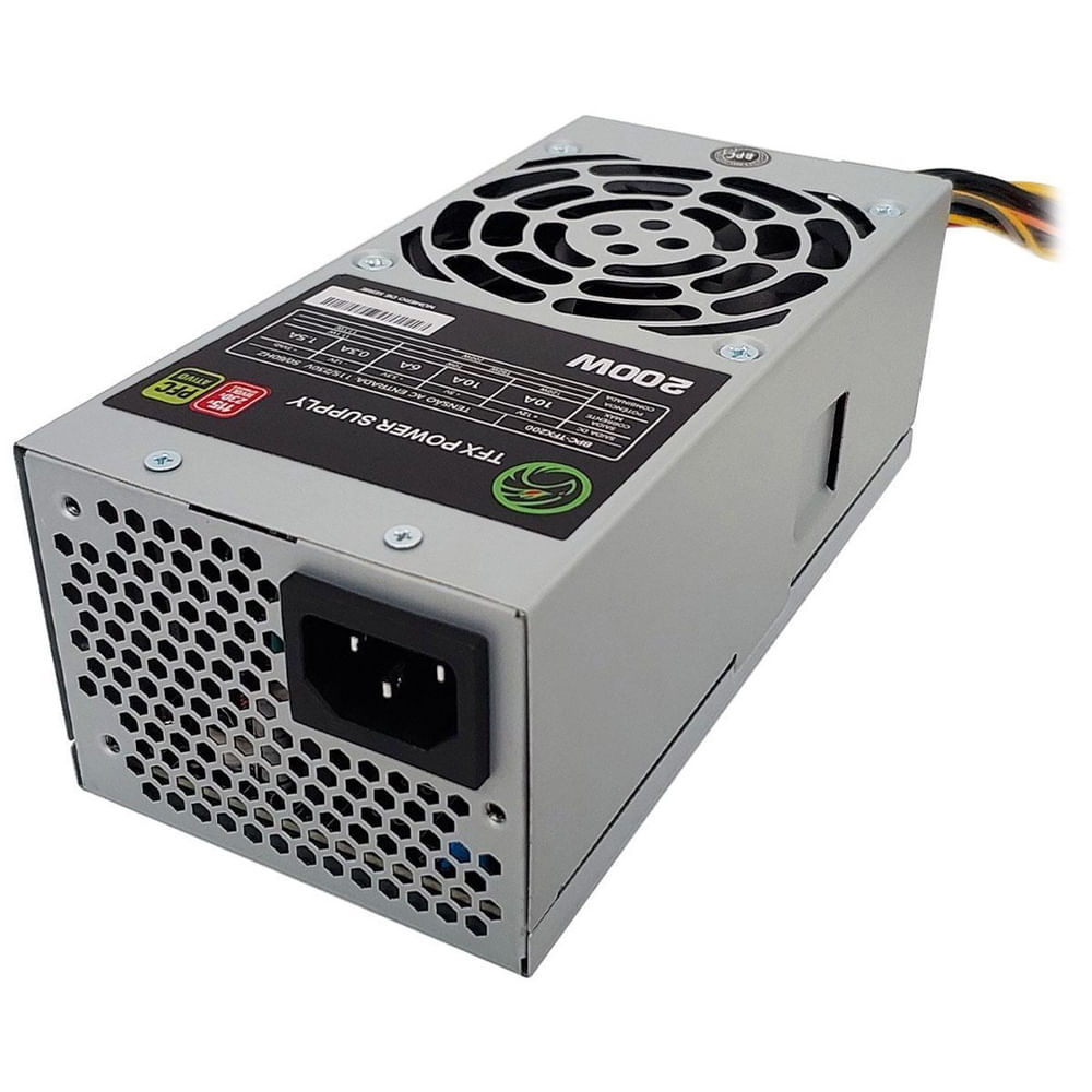 Fonte 200W Tfx Slim Brazil Pc, Bivolt Automático, Oem em Promoção ...