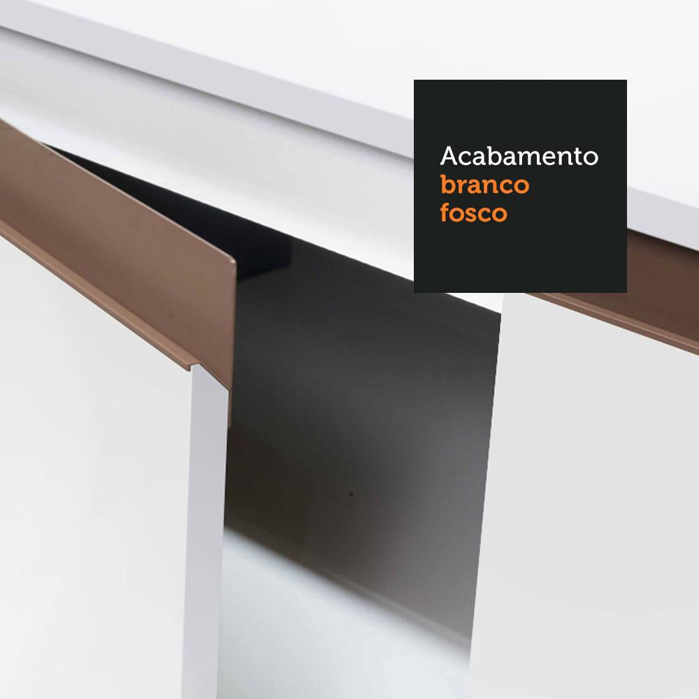 Cozinha Completa de Canto Madesa Reims 332002 com Armário e Balcão ...