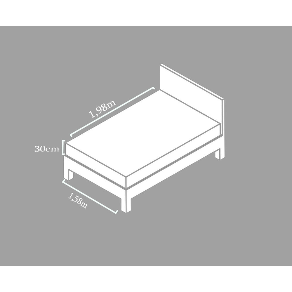 Kit Lençol para Cama Queen 03 peças em Tecido Percal 200 Fios Palha em ...