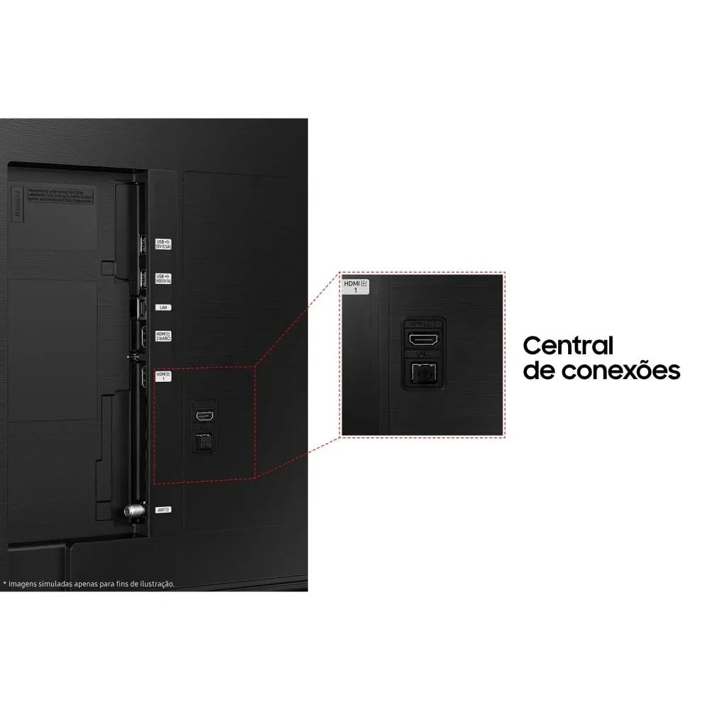 Samsung Smart TV 55 qled 4K Q65D 2024, Modo Game, Tela sem limites ...