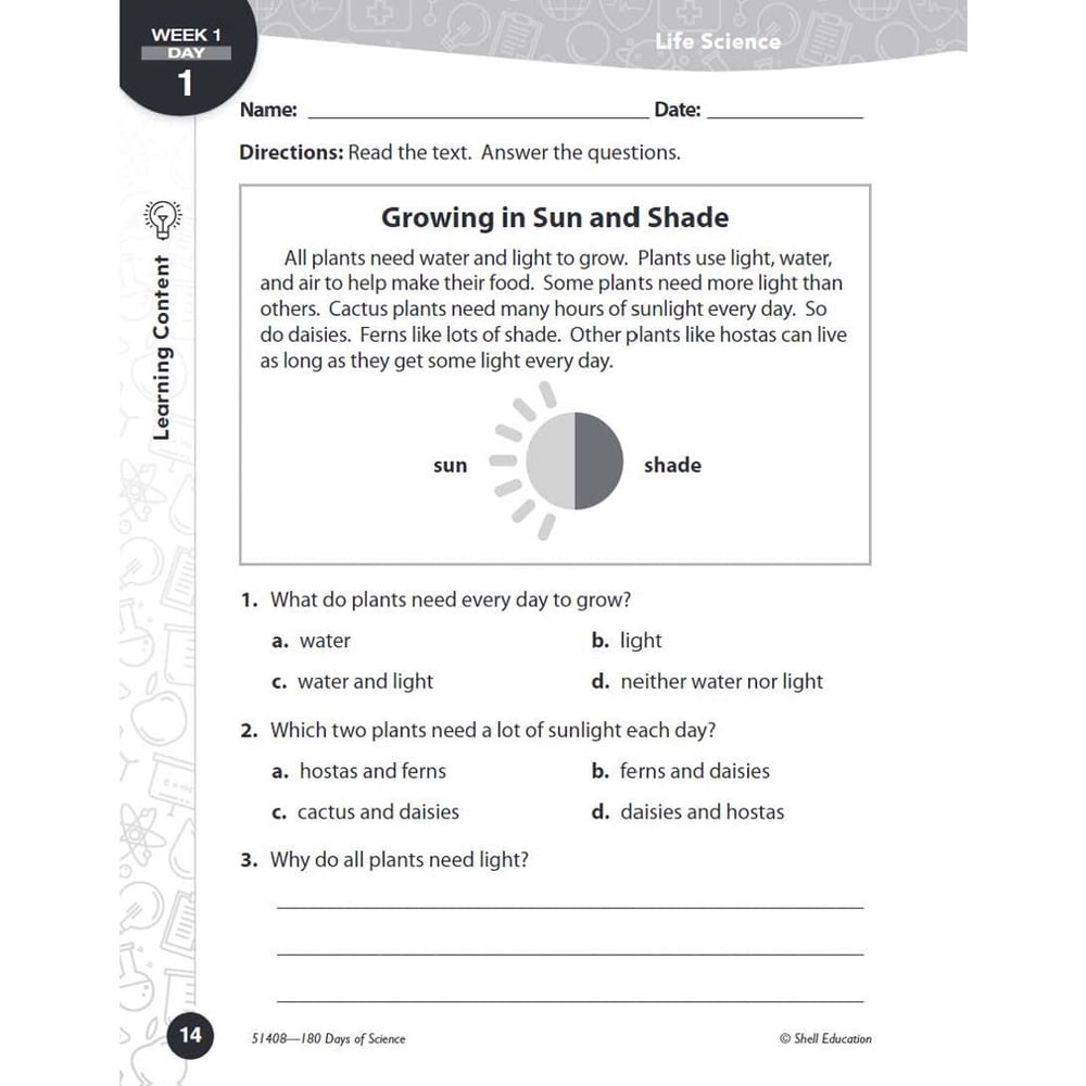 Apostila de ciências Shell Education 180 dias, 2ª série em Promoção ...