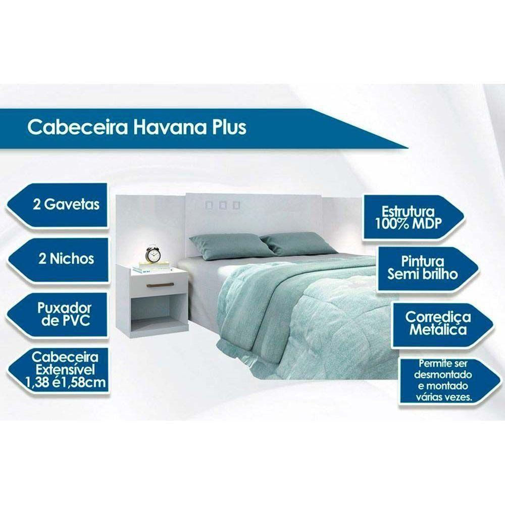 Painel Cama Box Madeirado Jatoba-atacama Casal-queen Havana Plus 2 ...