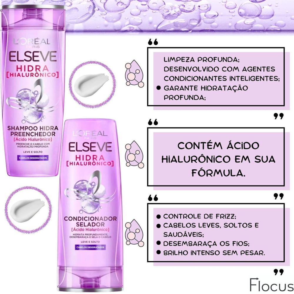 Kit Elseve Óleo Extraordinario Hidra Acido Hialuronico em Promoção ...