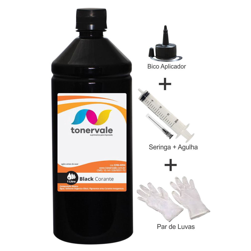 Tinta Para Epson L656 T774120 Black 1 Litro Linha Platinum em Promoção ...