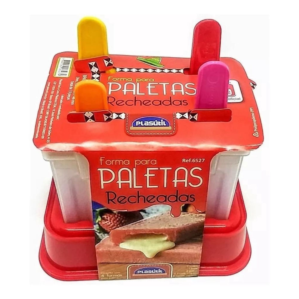 Kit 5 Forma De Picolé Com Recheio Paleta Mexicana Gourmet em Promoção ...