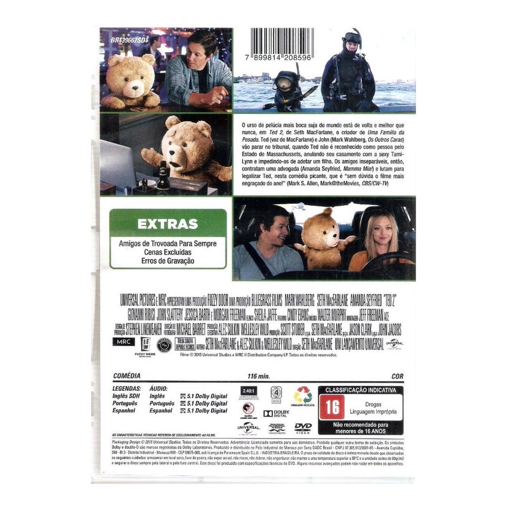 Dvd Ted 2 em Promoção | Ofertas na Americanas