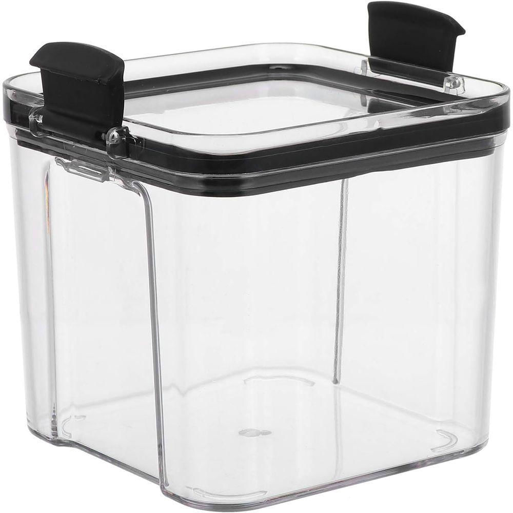 Pote Hermetico Tampa Vacuo Kit 2 Unidades Acrilico Transparente Veda ...