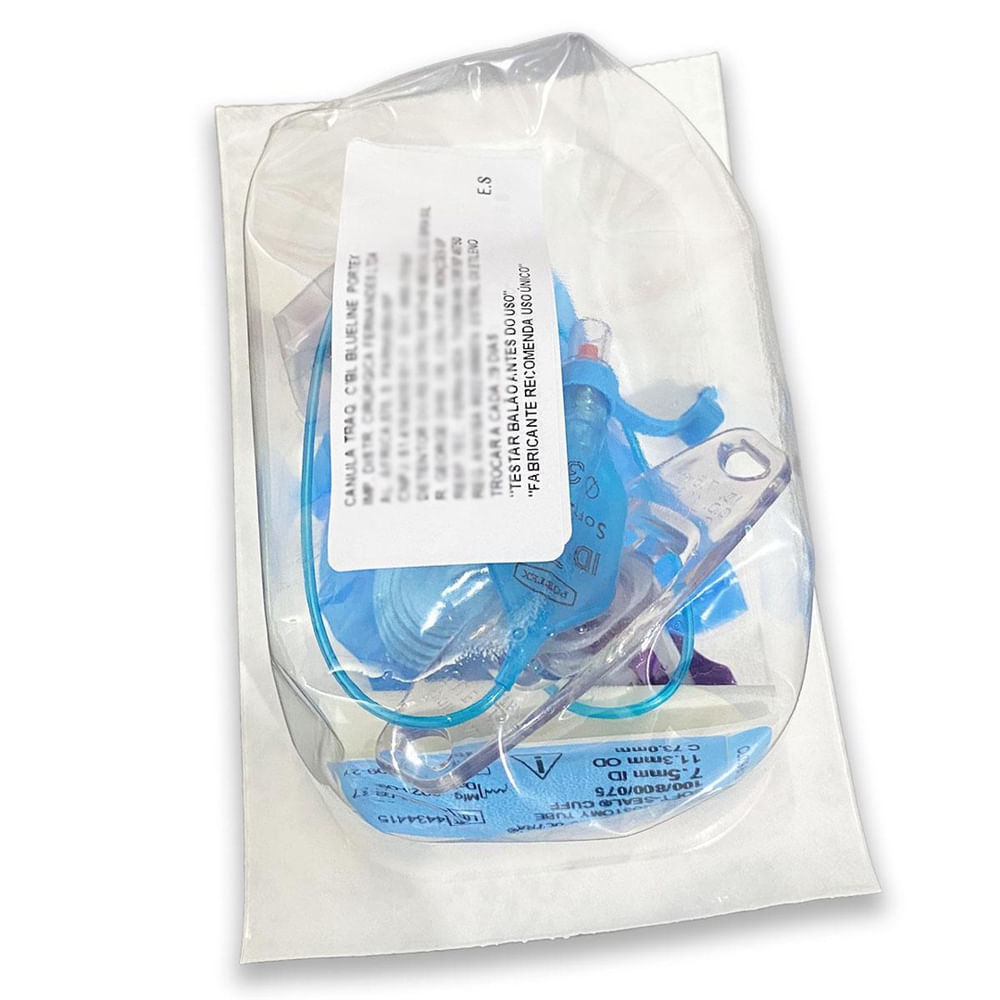 Cânula Traqueostomia Com Balão Blue Line Ultra Portex 7.5 em Promoção ...