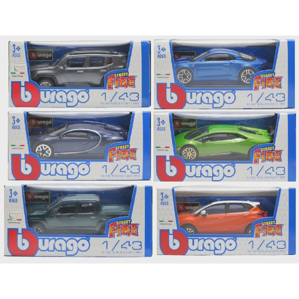 Miniatura em Metal - Street Fire Box - 1/43 - Bburago em Promoção ...