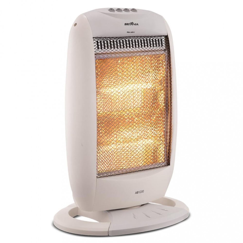 Aquecedor Elétrico Britânia Halógeno AB1200 1200W em Promoção | Ofertas ...