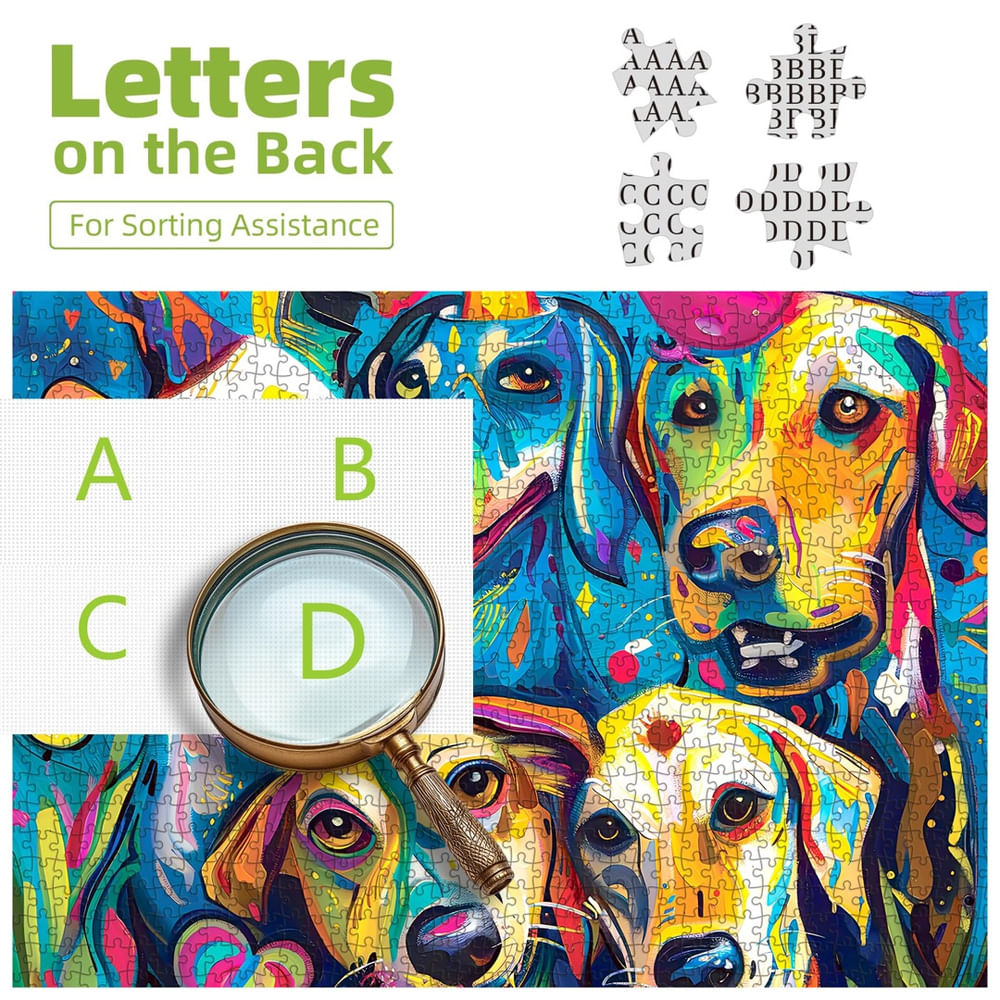 Quebra-cabeça miniwan Dog Party 1000 peças para adultos em Promoção ...