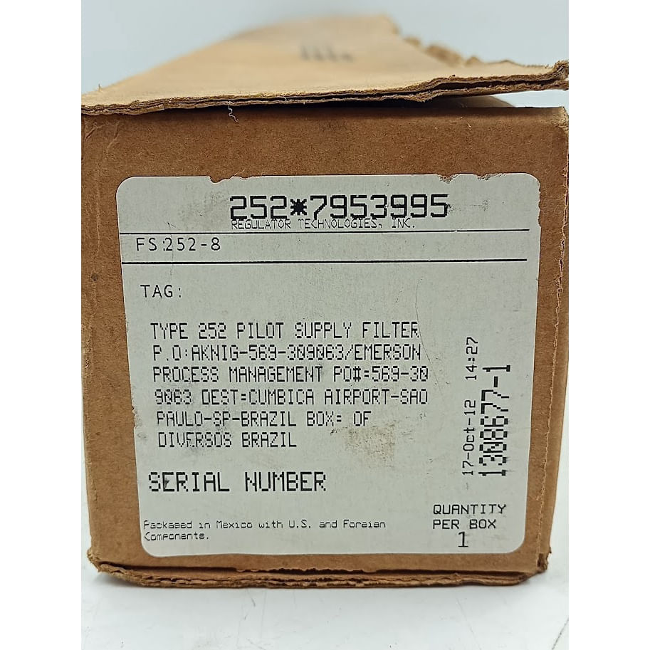 Regulador Pneumático Fisher 252-8 82°C em Promoção | Ofertas na Americanas