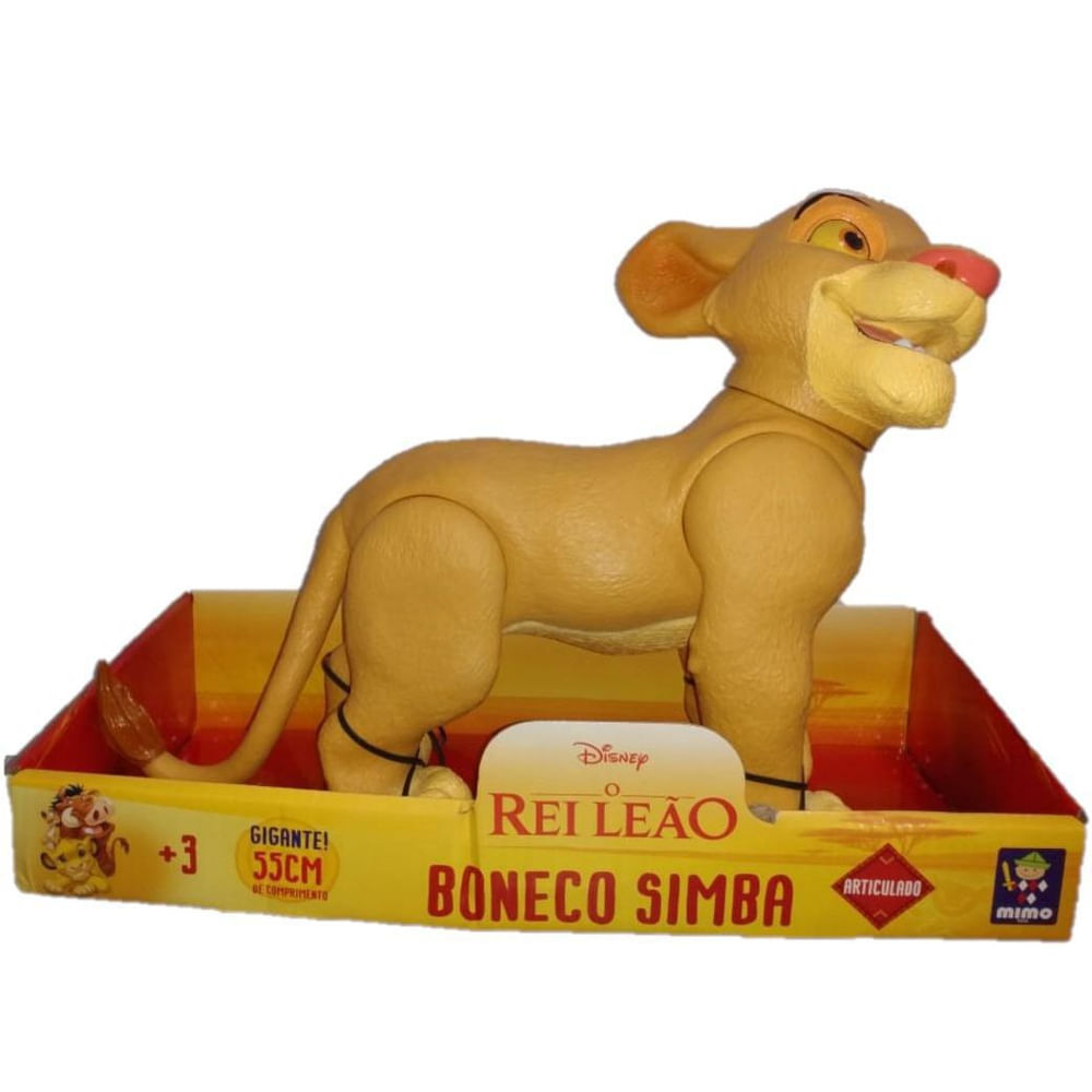 Boneco Simba Gigante 55 Cm Articulado O Rei Leão Mimo em Promoção ...