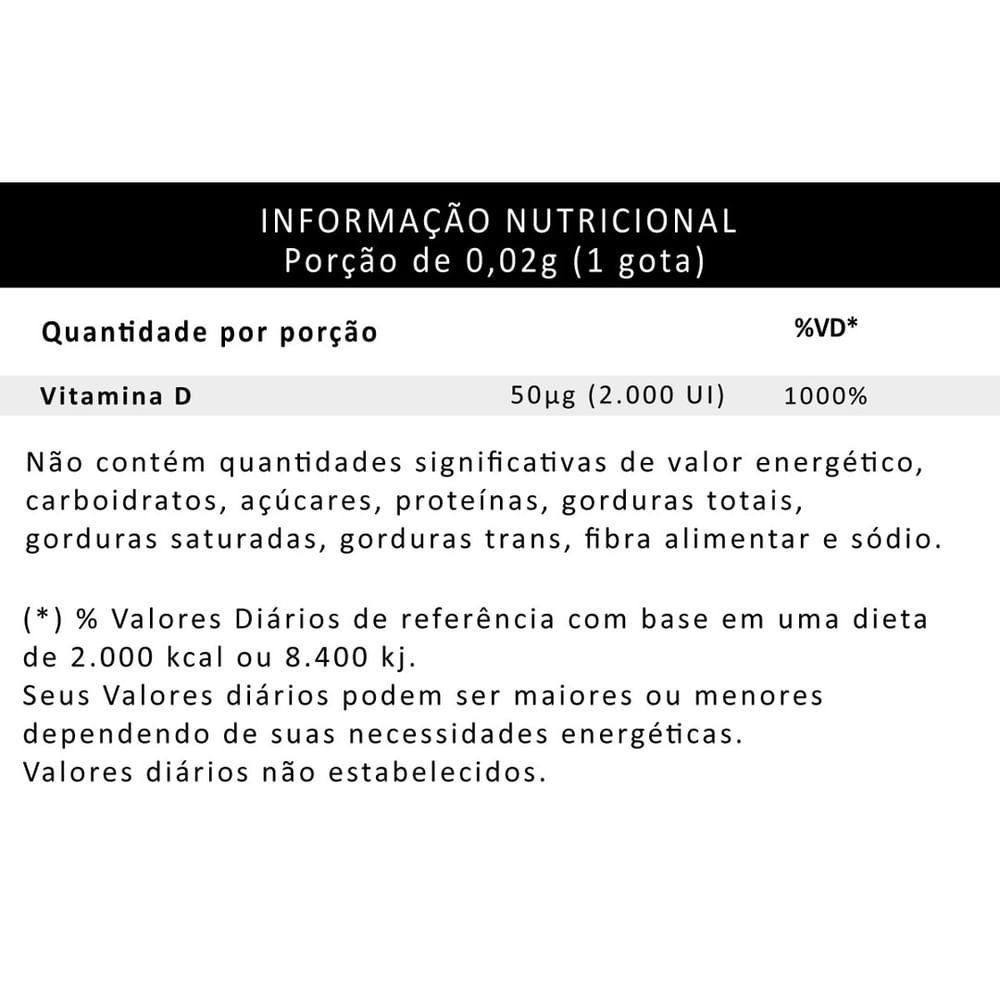 Vita D3 Vitamina D Em Gotas - Vitamina do Sol - 10ML - Vitafor em ...