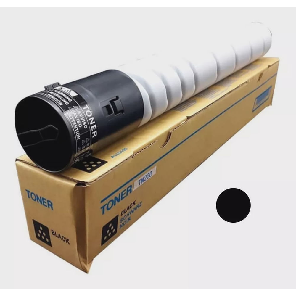 Toner Konica Minolta Original Bizhub C221 C281 TN220 Preto 24k em ...