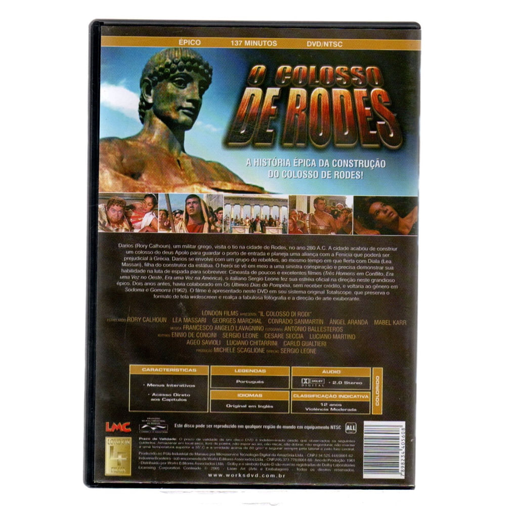 Dvd O colosso de rodes em Promoção | Ofertas na Americanas