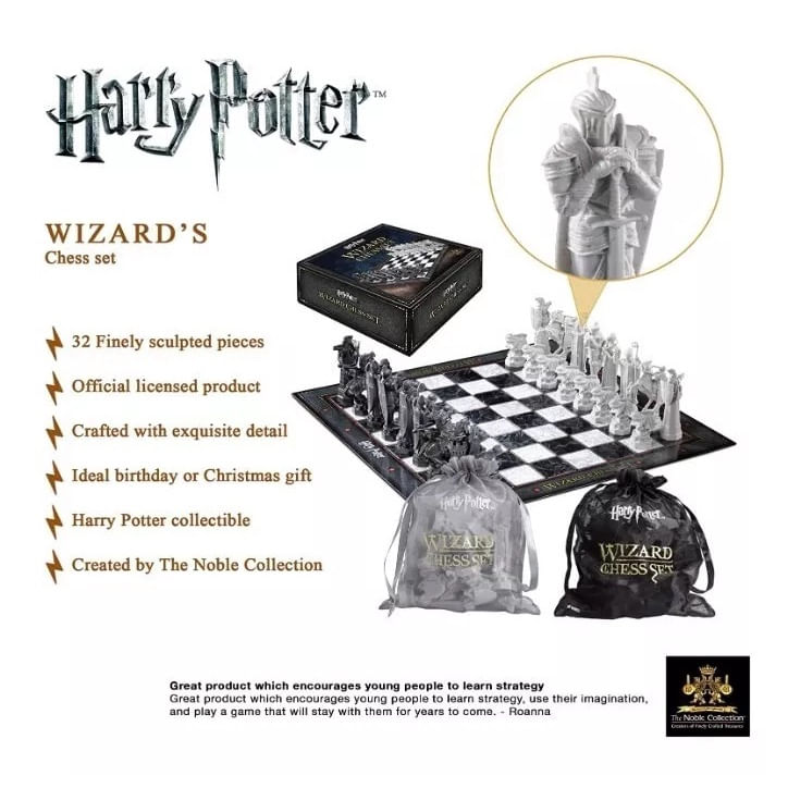 Wizard Chess Coleção Harry Potter Coleção Noble em Promoção | Ofertas ...