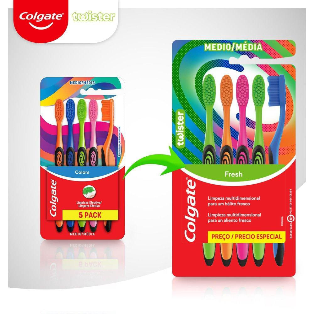 Escova Dental Colgate Colors com 5 unidades em Promoção | Ofertas na ...
