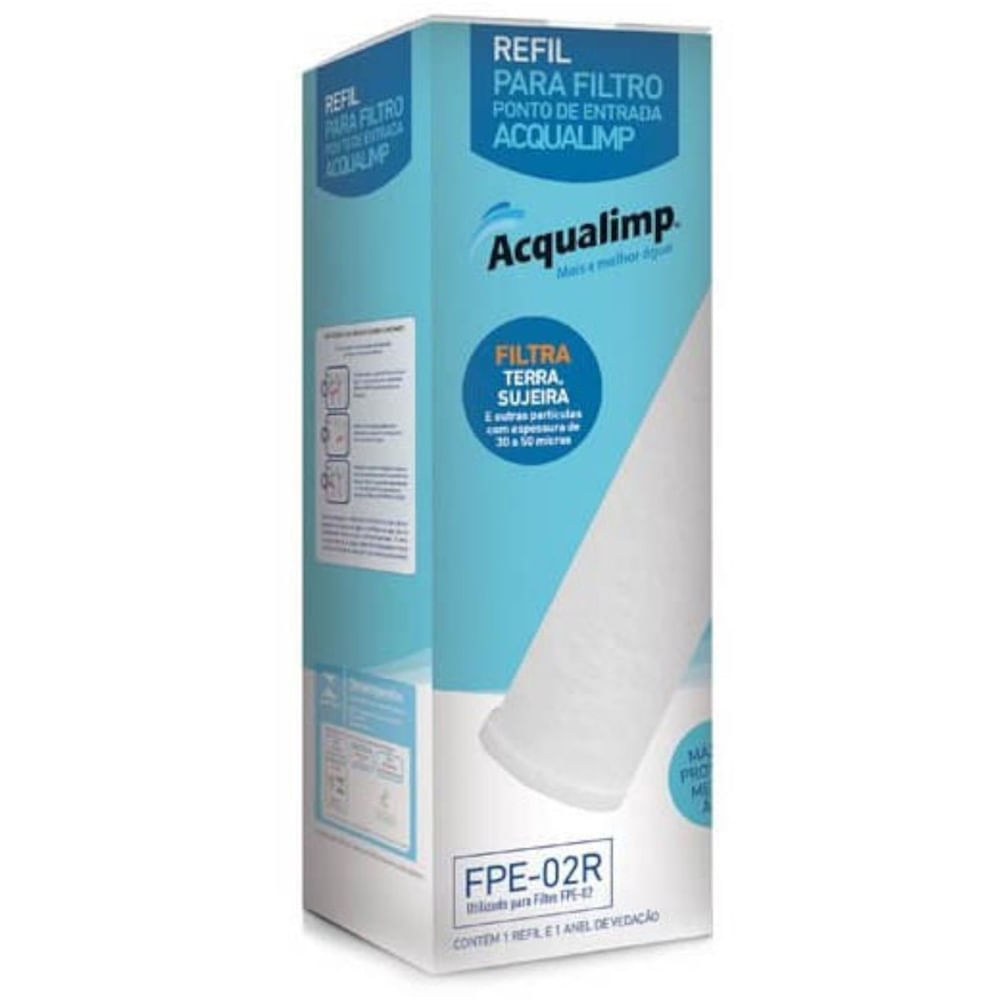 Refil para Filtro Ponto de Entrada Branco - 300151 - acqualimp em ...