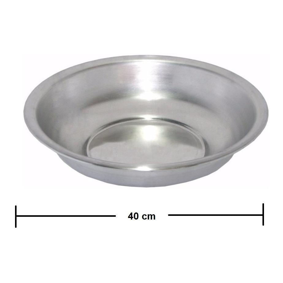 Bacia Cuba De Alumínio Lavatório 40Cm Simples 7 Litros em Promoção ...