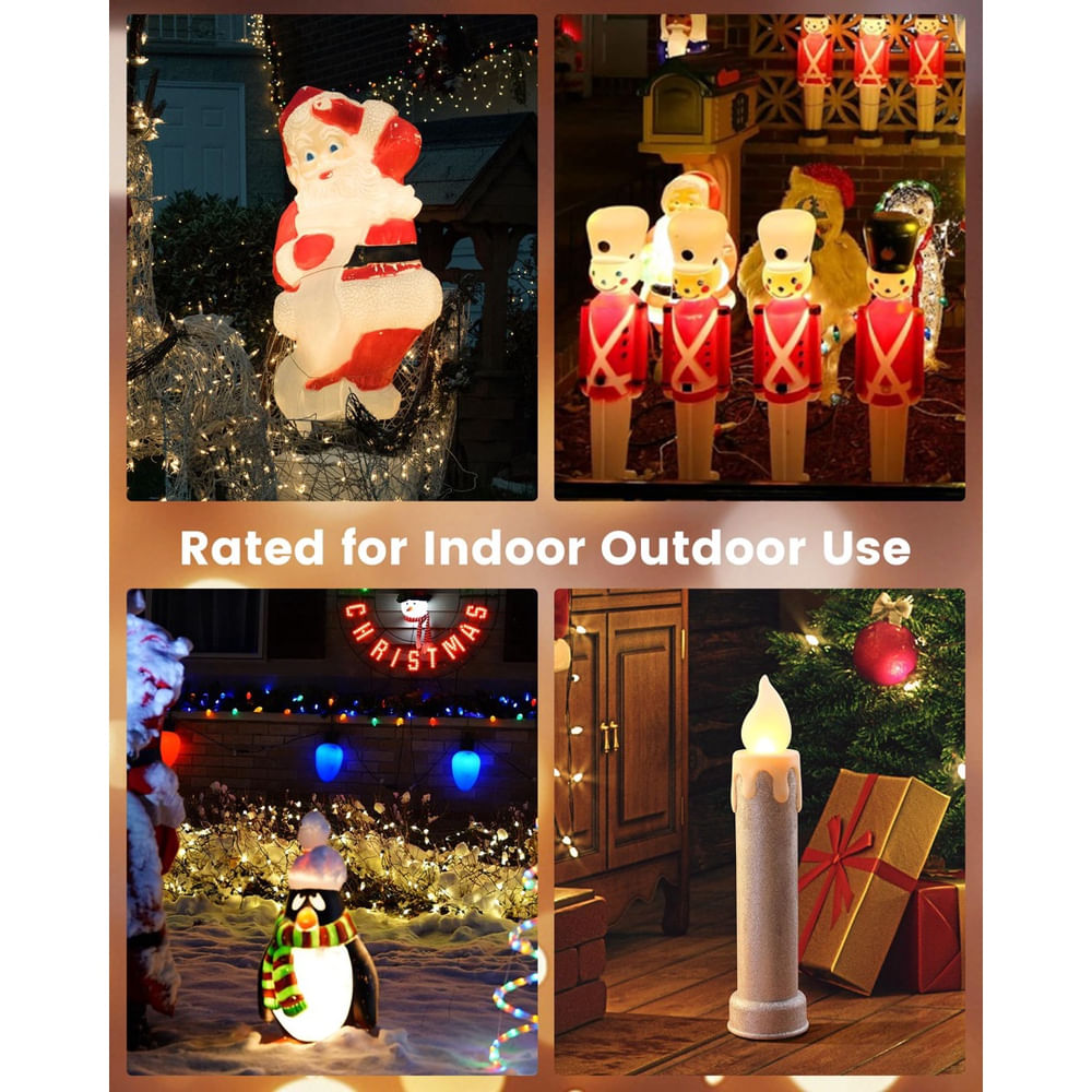 Substituição do kit de luz Blow Mold suraielec para Santa 5FT Cord em ...