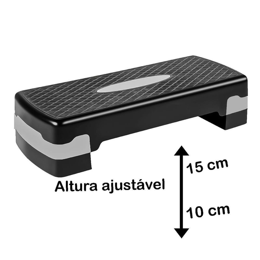 Step Academia Treino Funcional Fit Ajustável De Altura em Promoção ...