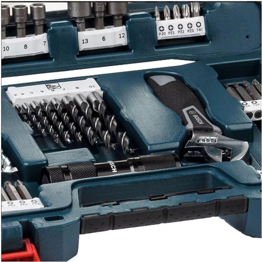 Jogo Kit Ferramentas Chave Broca Madeira Concreto Bosch em Promoção ...