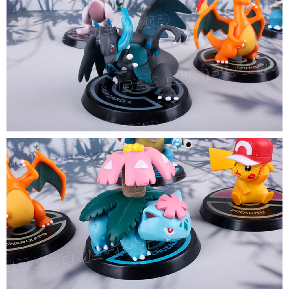 Bonecos Pokemon Kit 6 Conjunto Action Figure Pronta Entrega em Promoção ...