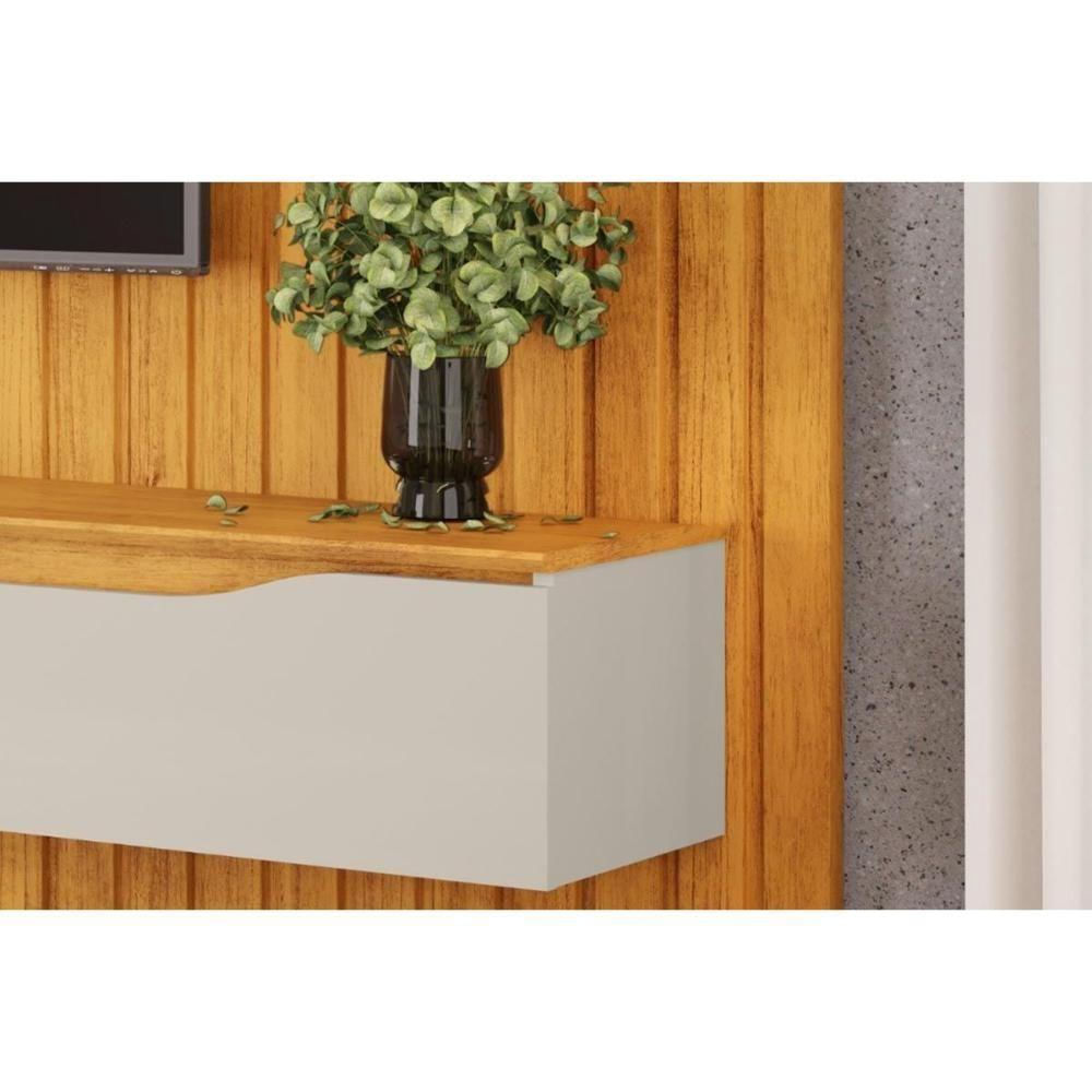 Painel Home Para Tv Até 65 Polegadas Isac 160 Com Prateleira E Bancada ...