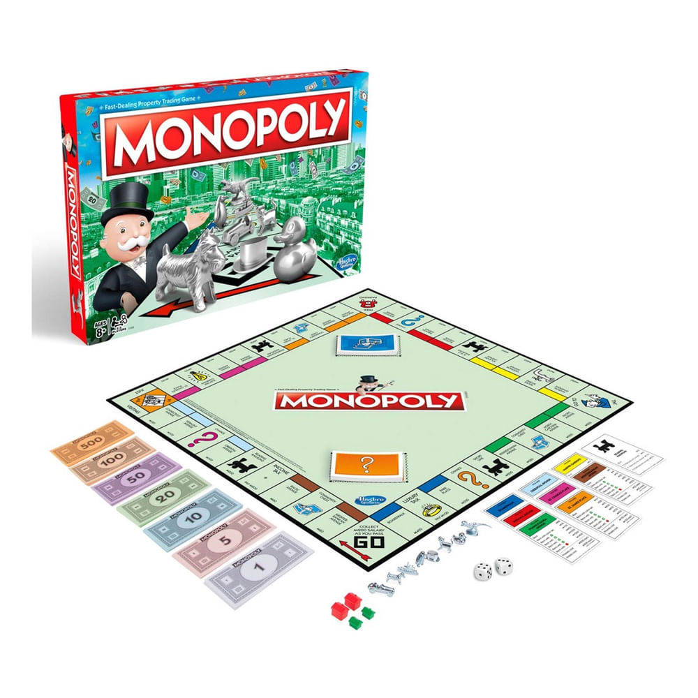 Jogo De Tabuleiro Gaming Monopoly C1009 Hasbro em Promoção | Ofertas na ...