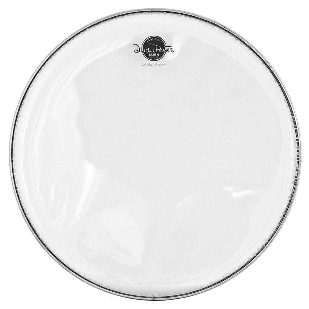 Pele Luen Percussion Dudu Portes Double Clear Aro Fino 18 em Promoção ...