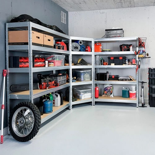 Estante De Canto Organizadora Multiuso Aço Galvanizado 250kg em ...