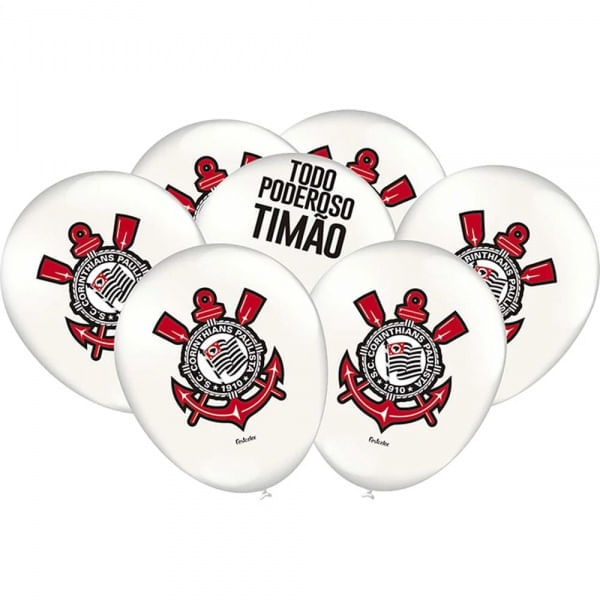 Balão 9 Corinthians 25 Un Festcolor em Promoção | Ofertas na Americanas