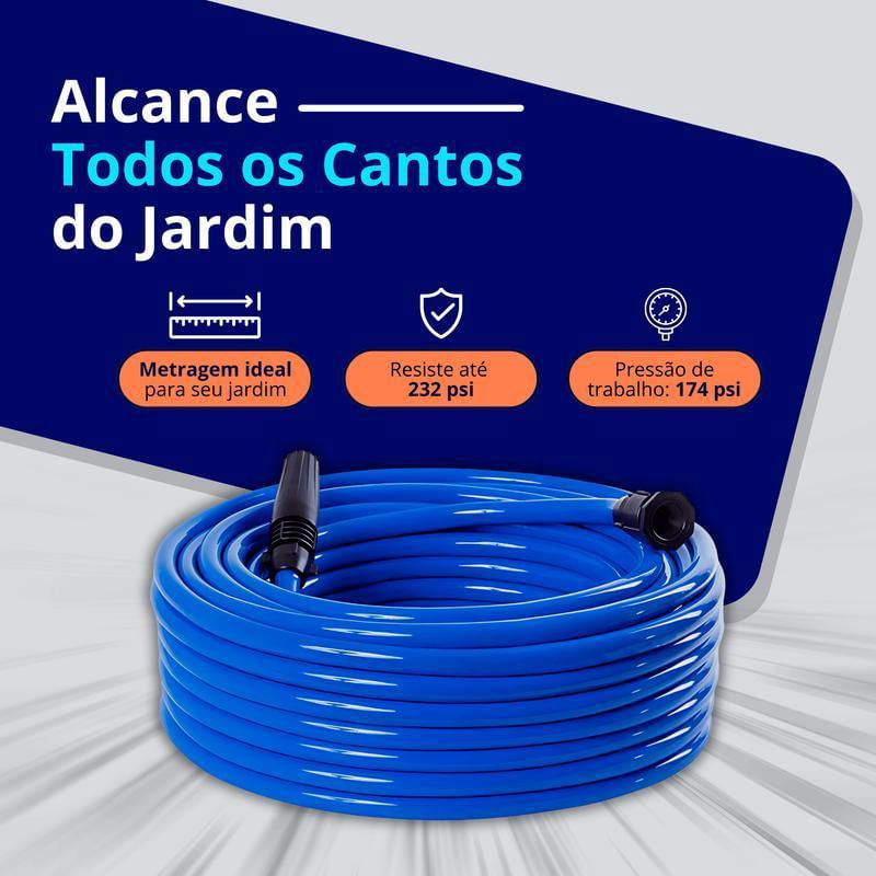Mangueira Para Jardim Duraflex Azul Reforçada 15 Mts em Promoção ...