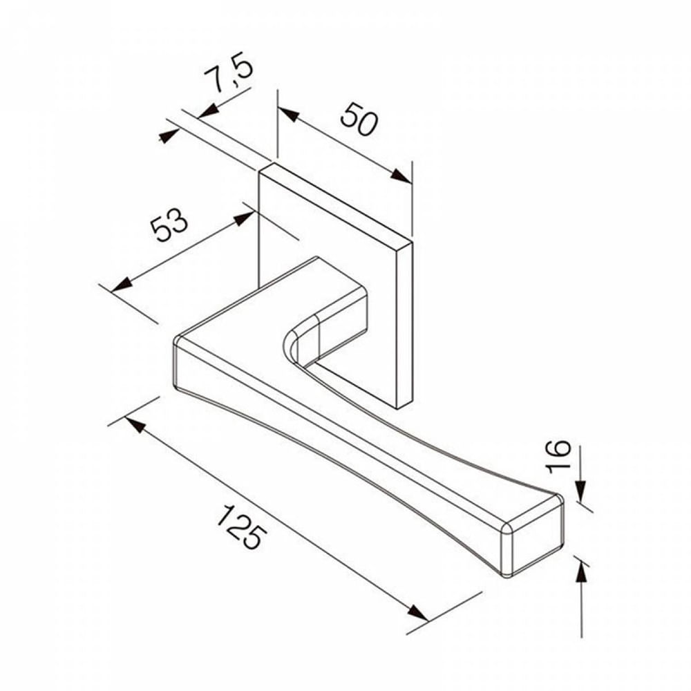Fechadura vivaldi rose externa 885-90EX em Promoção | Ofertas na Americanas