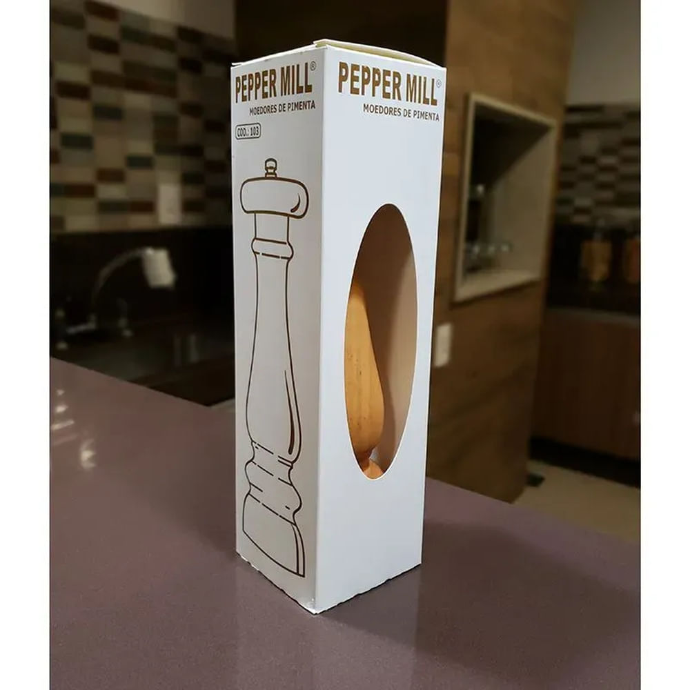 Moedor de pimenta profissional em madeira grande colon 103 Pepper Mill ...