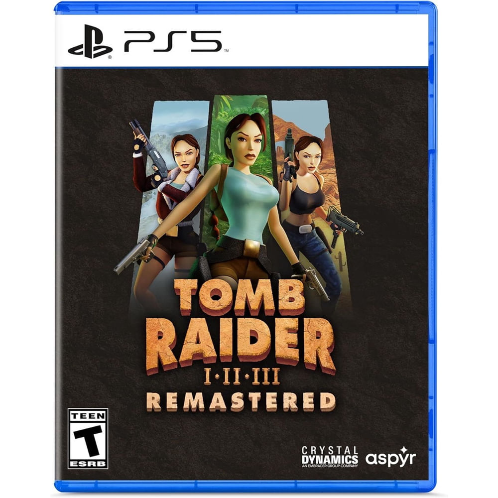 Tomb Raider i-iii Remastered Starring Lara Croft - PS5 eua em Promoção ...