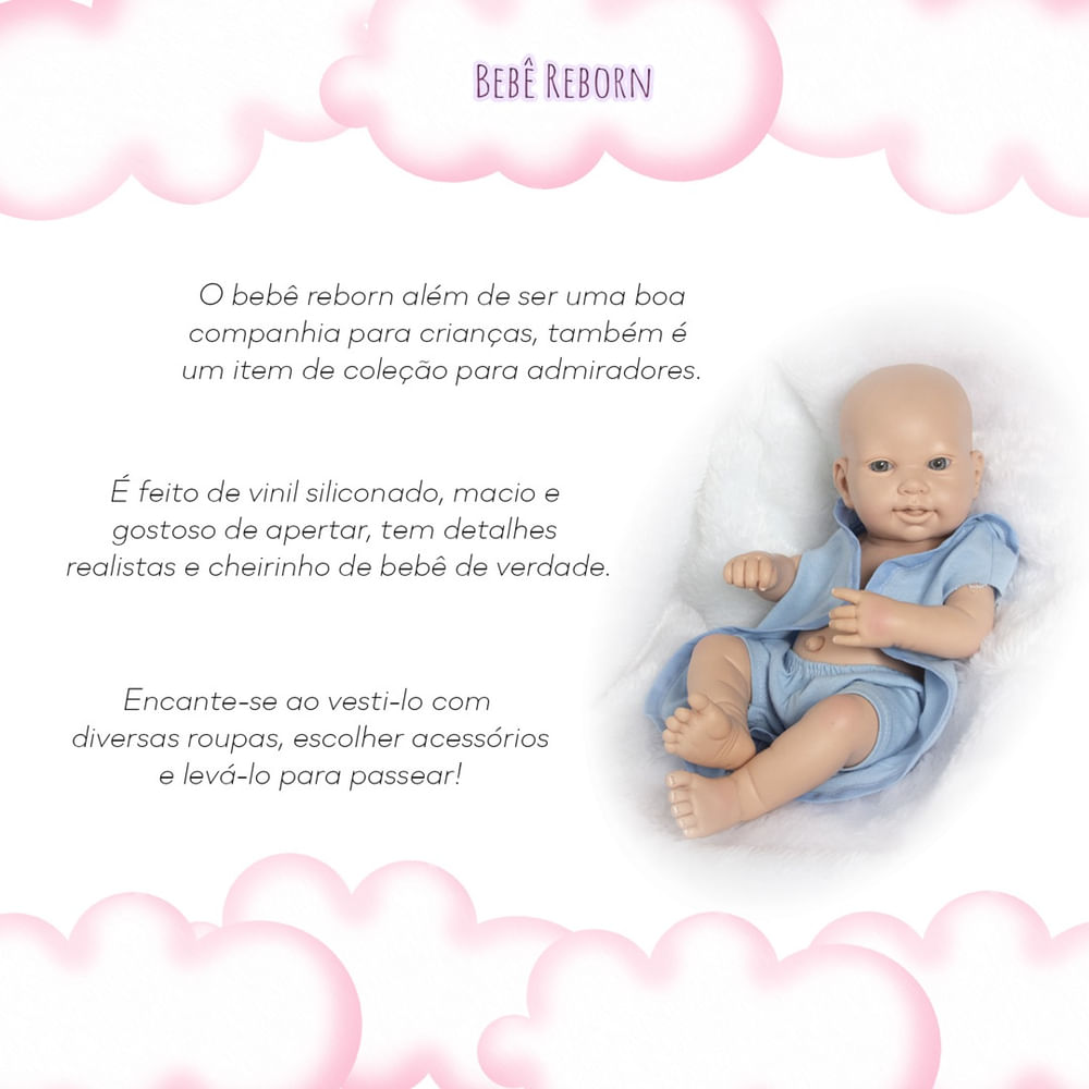 Boneco Bebê Tipo Reborn Realista Corpo 100% Silicone e Itens em ...