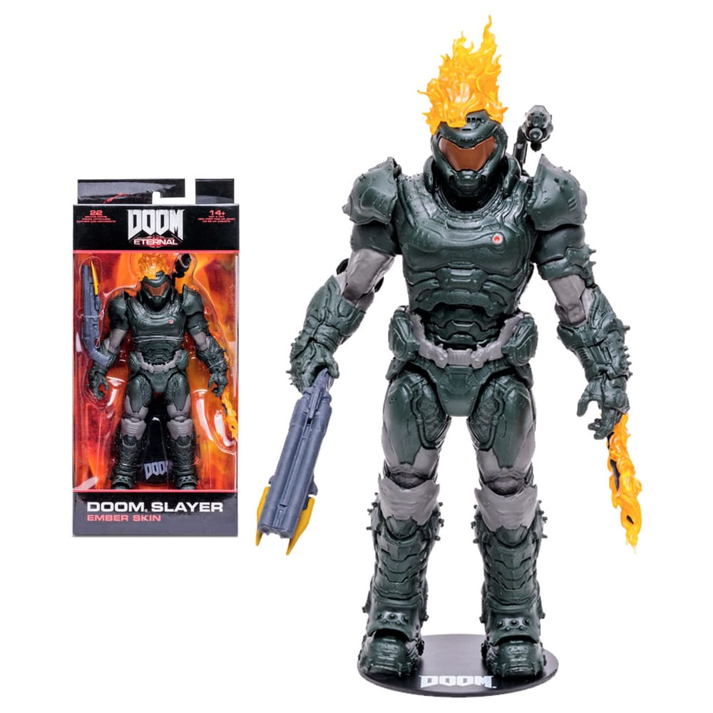 Boneco de ação McFarlane Toys Doom Slayer Ember Skin 7 em Promoção ...