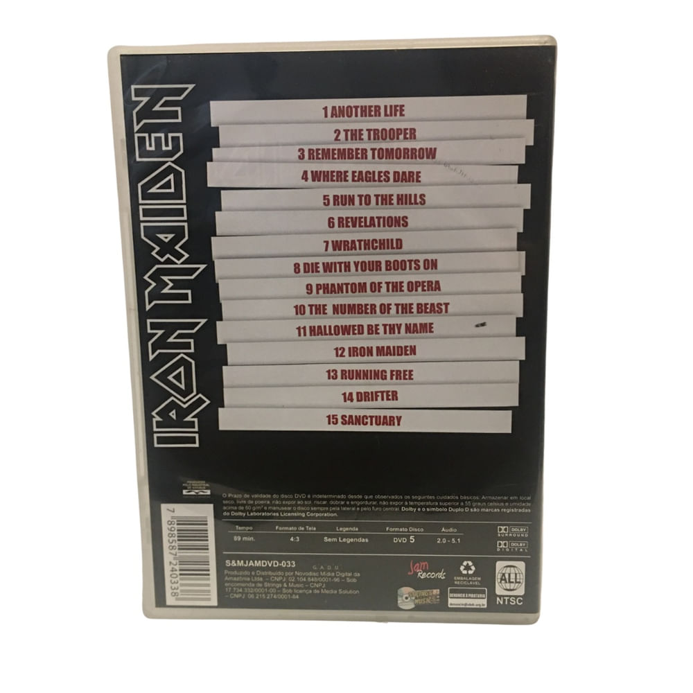Dvd iron maiden rock am ring 2005 em Promoção | Ofertas na Americanas