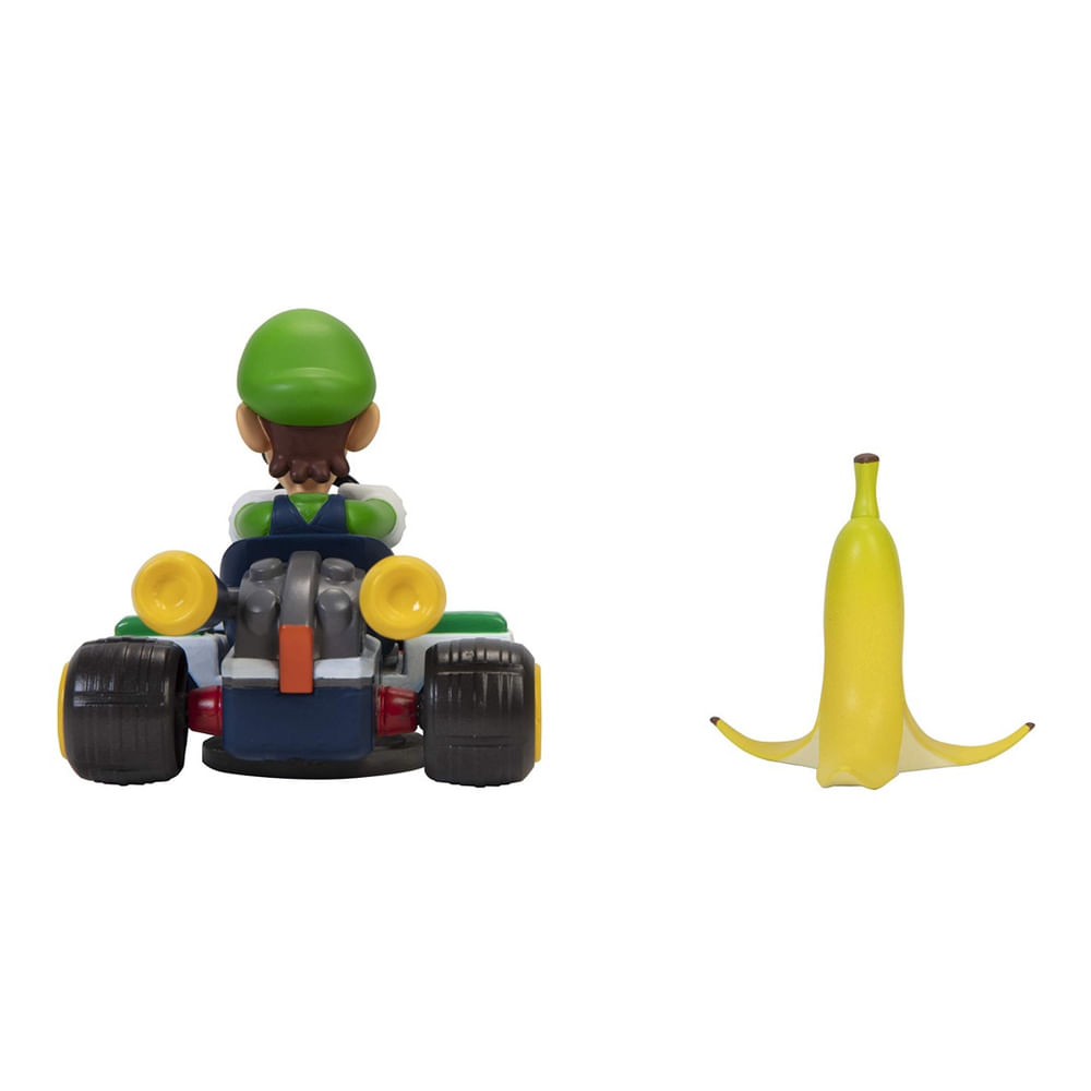 Veículo Super Mario Spin Out 2.5 Mariokart Luigi Racer em Promoção ...