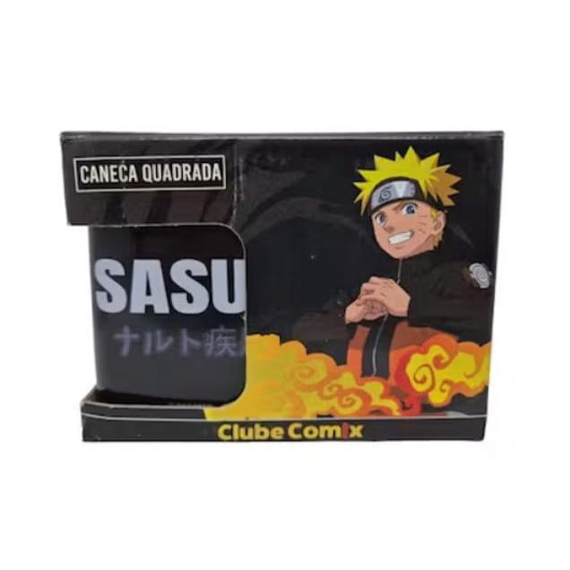 Caneca Quadrada Sasuke Uchiha Chibi Naruto Shippuden 220 Ml em Promoção ...