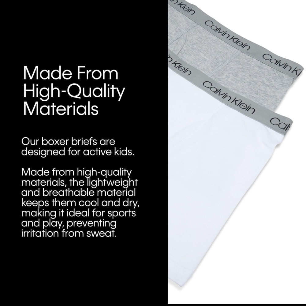 Cueca boxer masculina Calvin Klein, pacote com 4 unidades, G-Small em ...