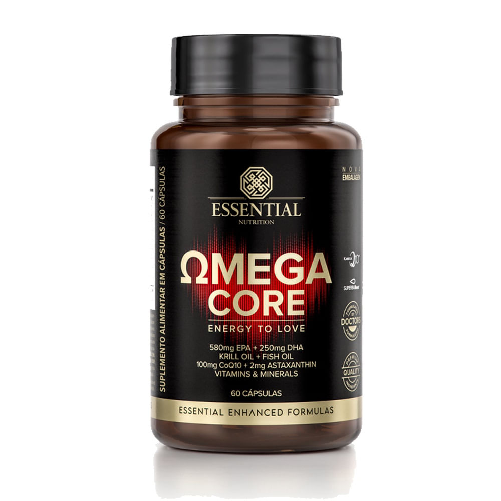 Ômega Core Essential Nutrition Pote 60 Cápsulas em Promoção | Ofertas ...