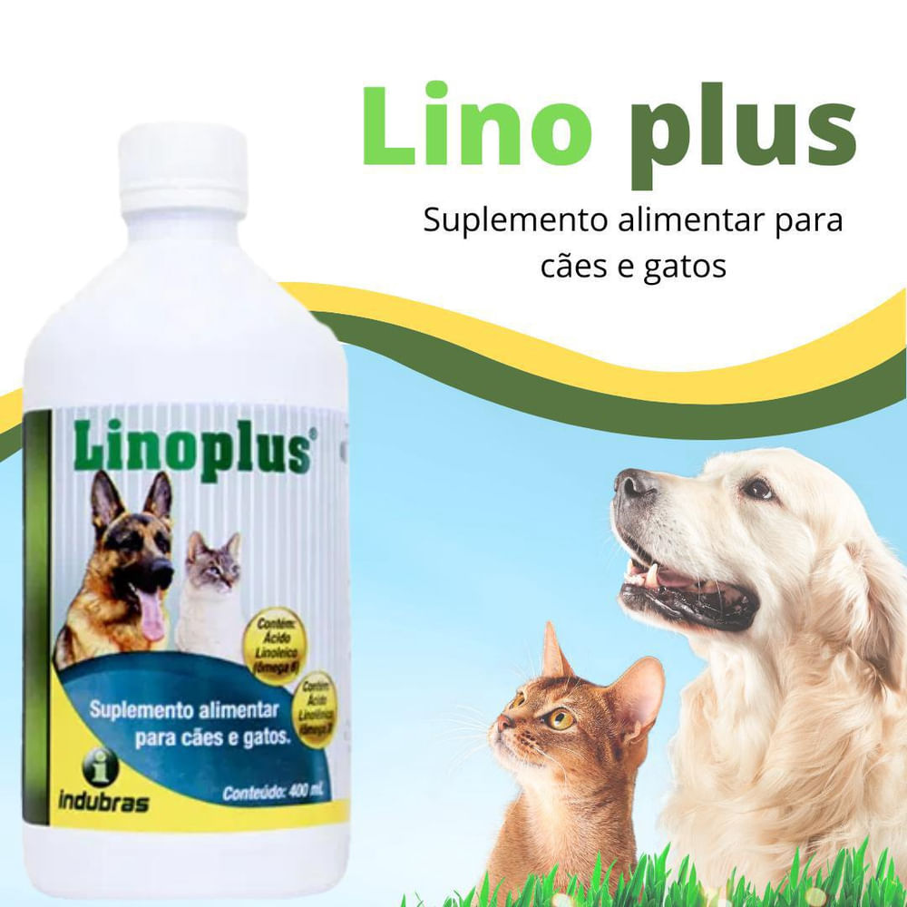 Lino Plus 400Ml - Vitamina A E E Omega 6 E 3 Cão E Gato em Promoção ...