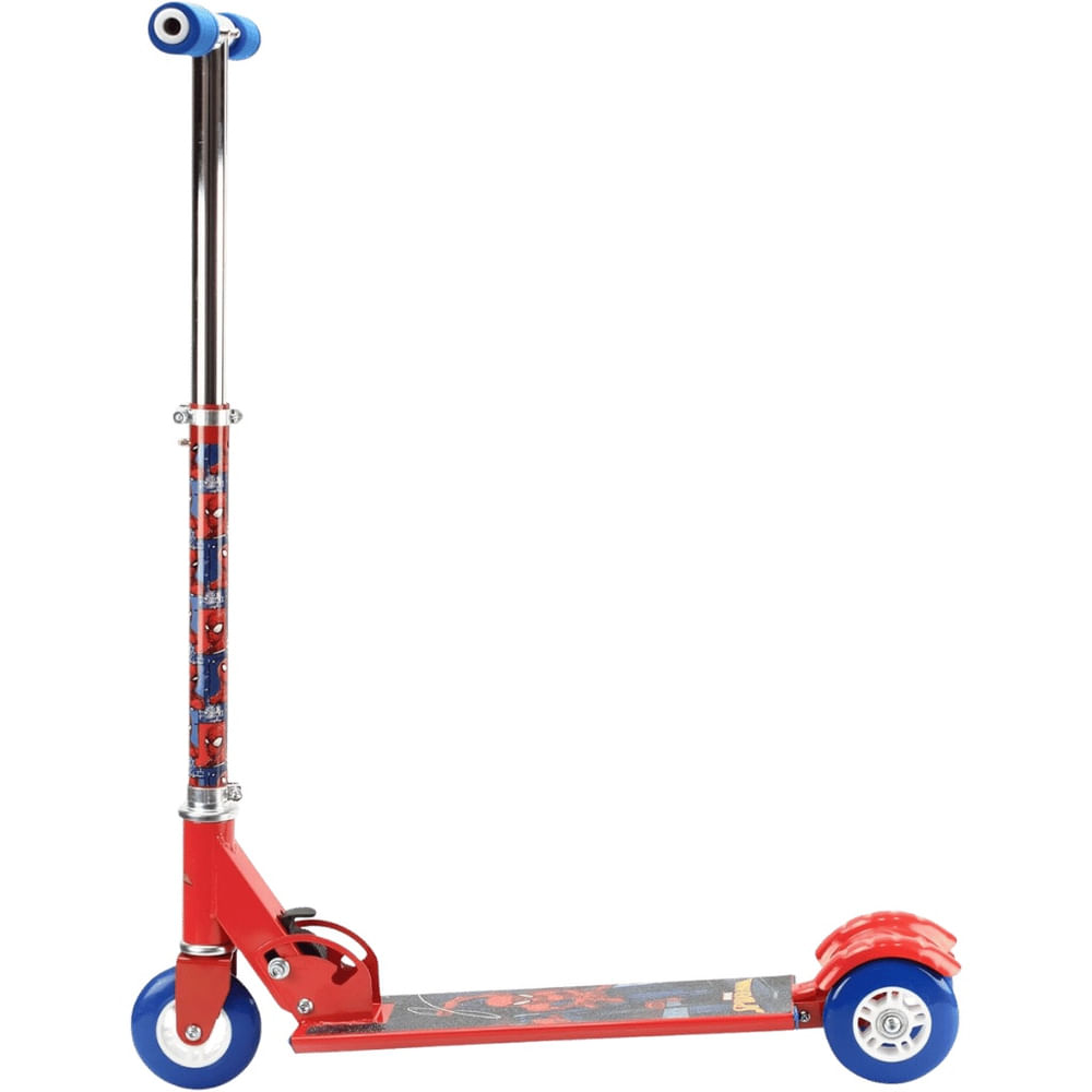 Patinete bbr Toys Disney Marvel Spider-man Infantil três rodas com Luz ...