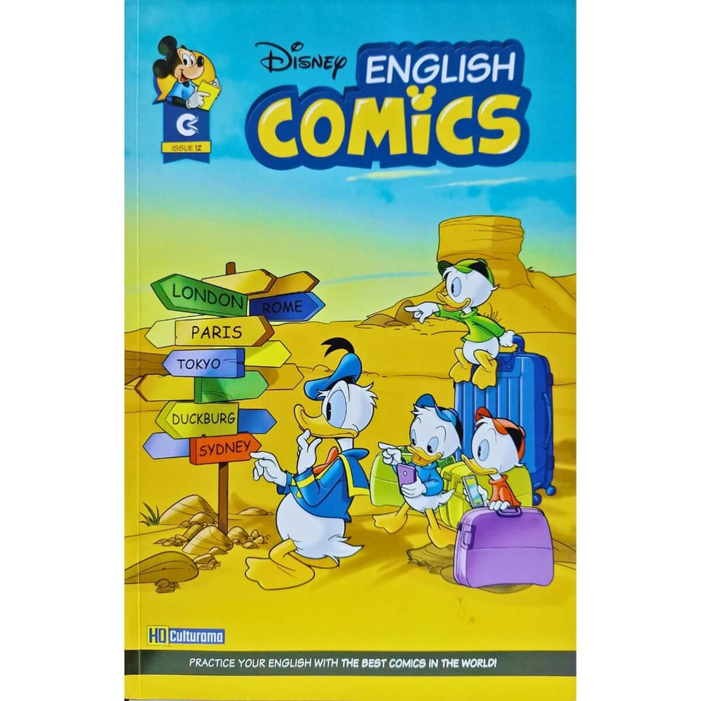 Livro em Quadrinhos hq Gibi Graphic Novel em Inglês Disney English ...