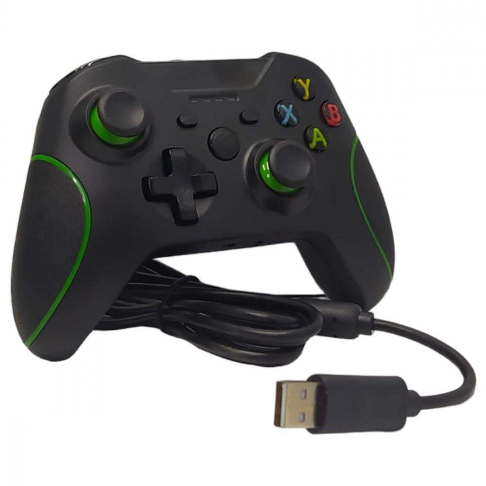 Controle Joystick Manete C Fio Pc Gamer Xbox One Dual Shock em Promoção ...